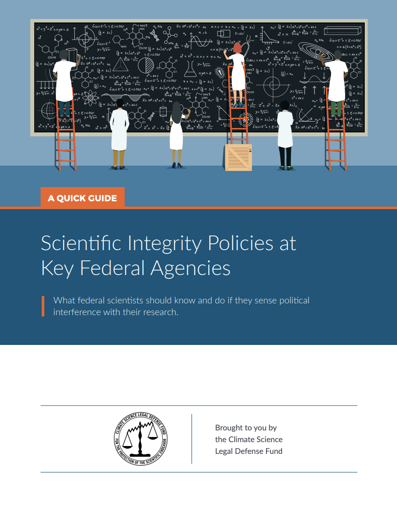 Guides to Scientific Integrity at Federal Agencies - Climate Science ...