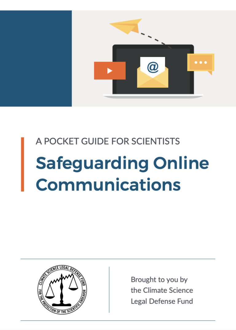 Pocket Guide to Safeguarding Online Communications - Climate Science ...